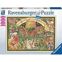 Puzzle slagalica 1000 delova Vesele žene Vindzorske Ravensburger 16809