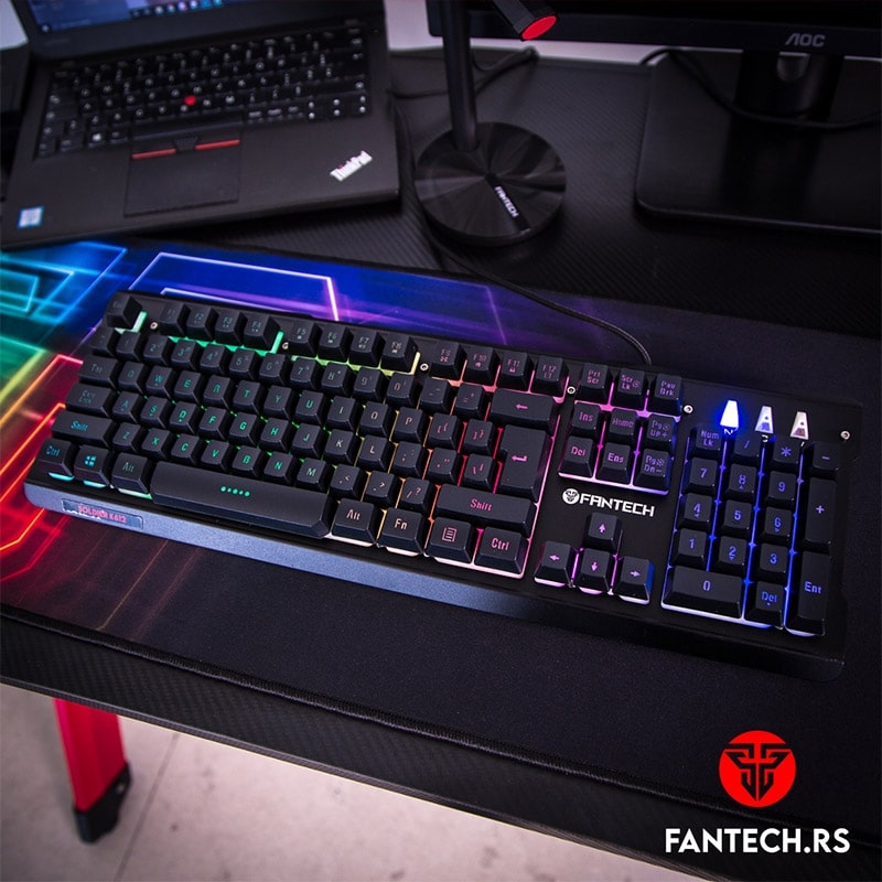 Tastatura Gaming Fantech K612 Soldier crna