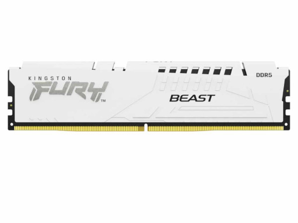 Memorija KINGSTON 32GBDIMMDDR55600MHzCL40FURY Beast White XMP' ( 'KF556C40BW-32' )