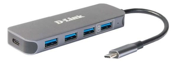 D-Link USB-C to 4-Port USB 3.0 Hub DUB-2340