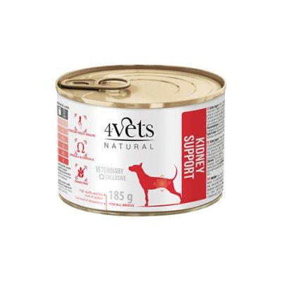 4Vets Natural Dog Veterinarska Dijeta Kidney Support 185g