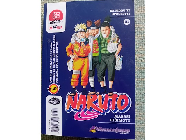 Masaši Kišimoto Naruto Ne mogu ti oprostiti