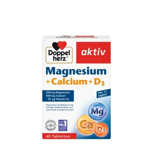 Doppel Herz Magnezijum kalcijum D3 40 tableta