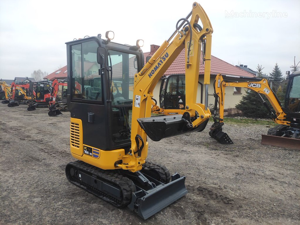 Komatsu PC 16 R 3HS 1,8 tony rozsuwane gąsienice mini bager