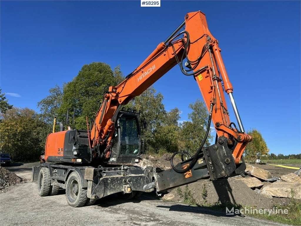 Hitachi ZX140W-5B Wheeled excavator with GPS-system and ti bager točkaš