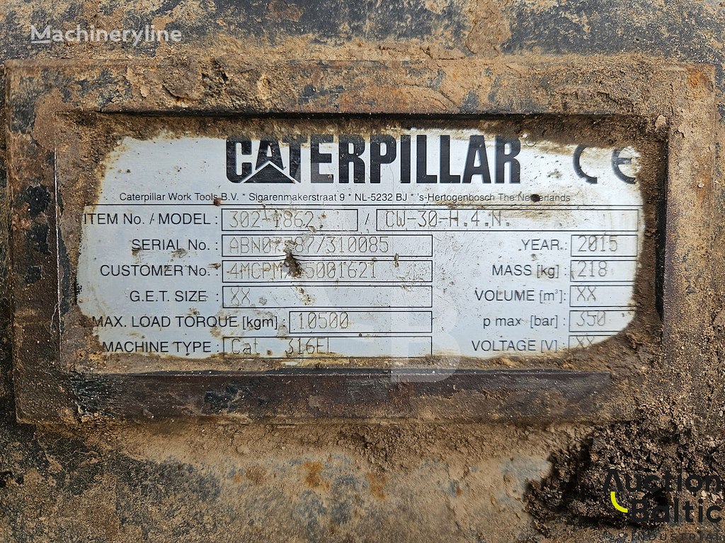 Prodaje se Caterpillar CW-30-H.4.N kašiku za bager na aukciji