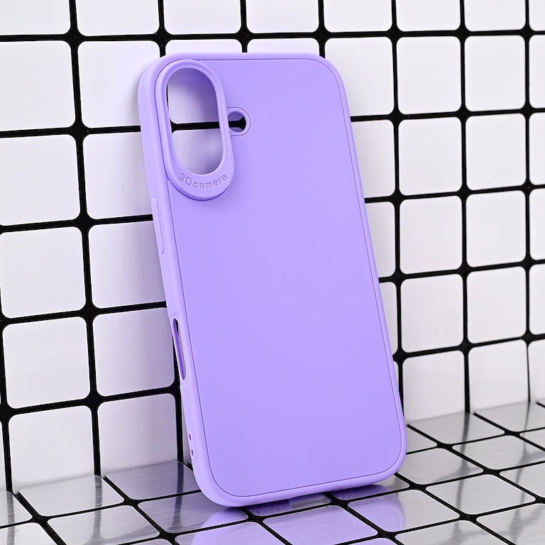 Maska 3D Camera za iPhone 16 6.1 ljubicasta