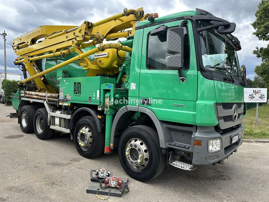 Mercedes-Benz ACTROS 3241 8x4 PUMI PM M 21-3 (21m) Putzmeister - *238.000km* / kamion s mešalicom za beton