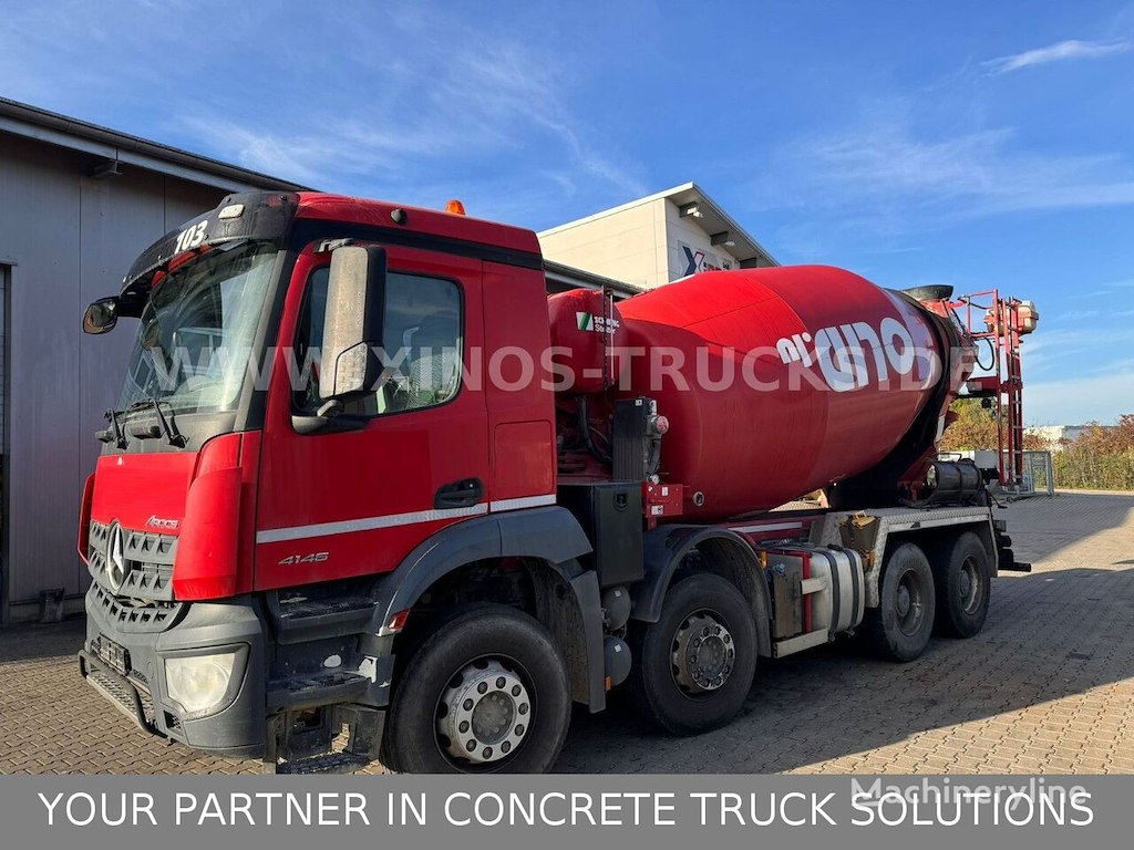 Stetter na šasiji Mercedes-Benz Arocs 4146 kamion s mešalicom za beton