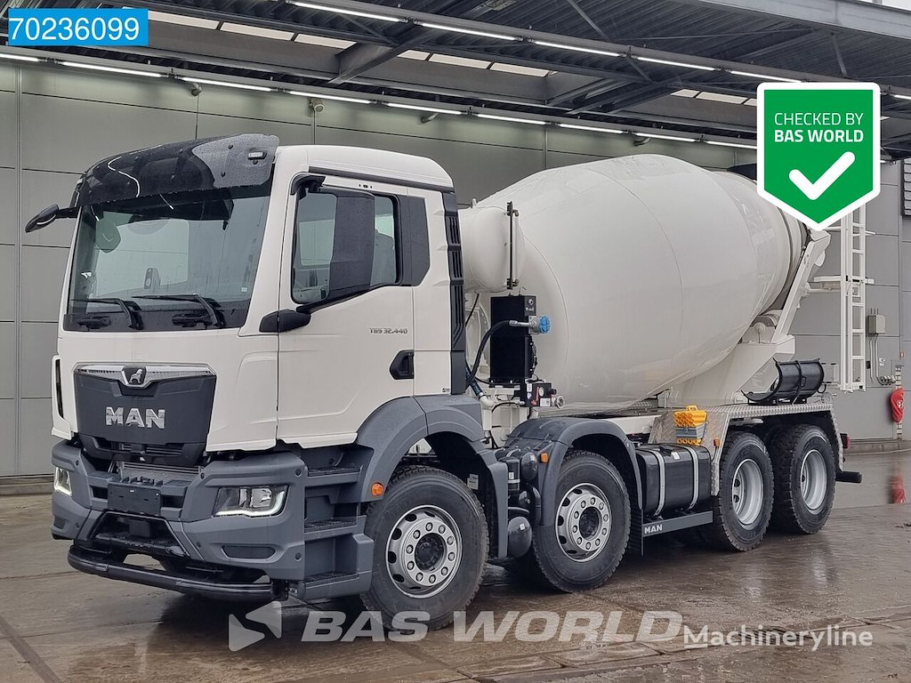 Novi MAN TGS 32.440 8X4 NEW 9m3 Mixer Automatic Euro 6 kamion s mešalicom za beton