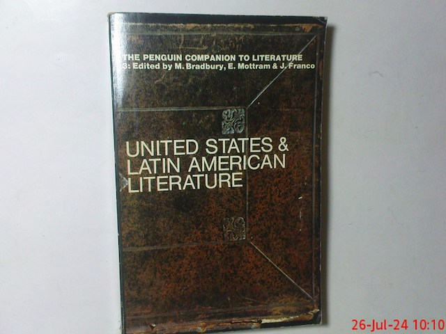 UNITED STATES  &; LATIN AMRECAN LITERATURE