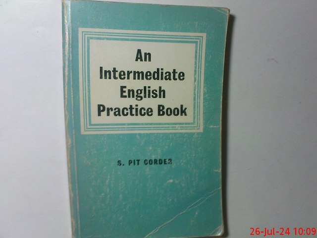 S. PIT GORDER - AN  INTERMADIATE ENGLISH PRACTICE BOOK