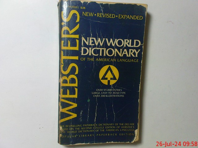 WEBSTERE S NEW WORLD DICTIONARY