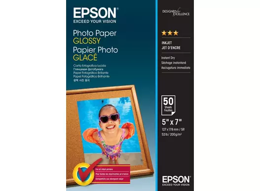 Epson sjajni foto papir (130 x 180 mm), 200 g/m², 50 listova