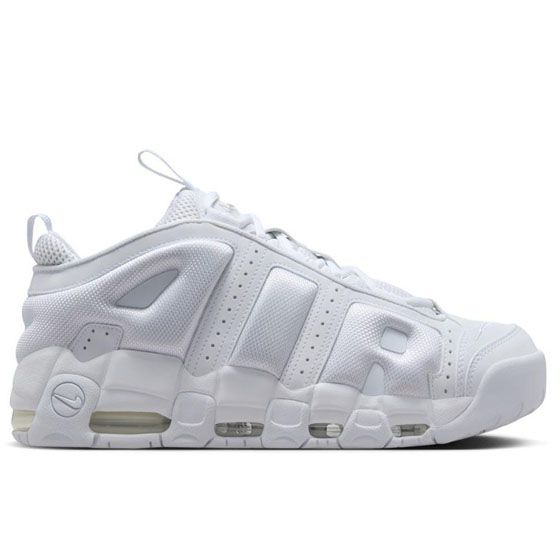 NIKE AIR MORE UPTEMPO LOW 'TRIPLE WHITE'