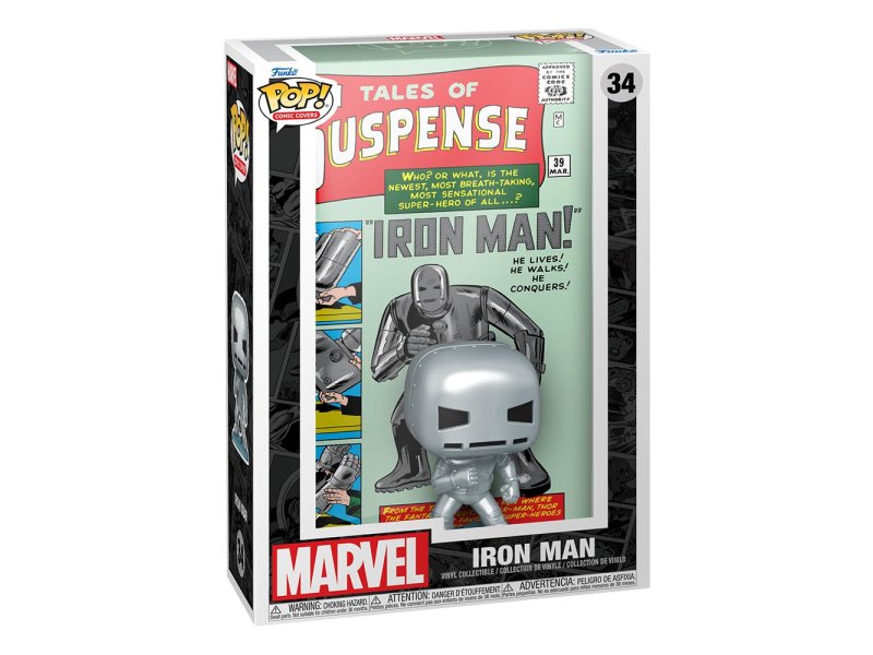 FUNKO POP! COMIC COVER: MARVEL – TALES OF SUSPENSE #39 IRON MAN