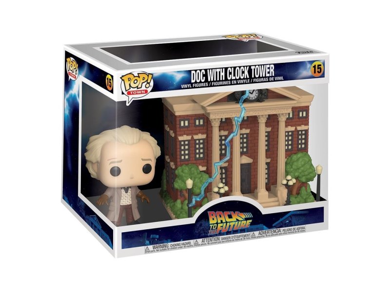 FUNKO POP! TOWN: BACK TO THE FUTURE – DOC W/CLOCK TOWER