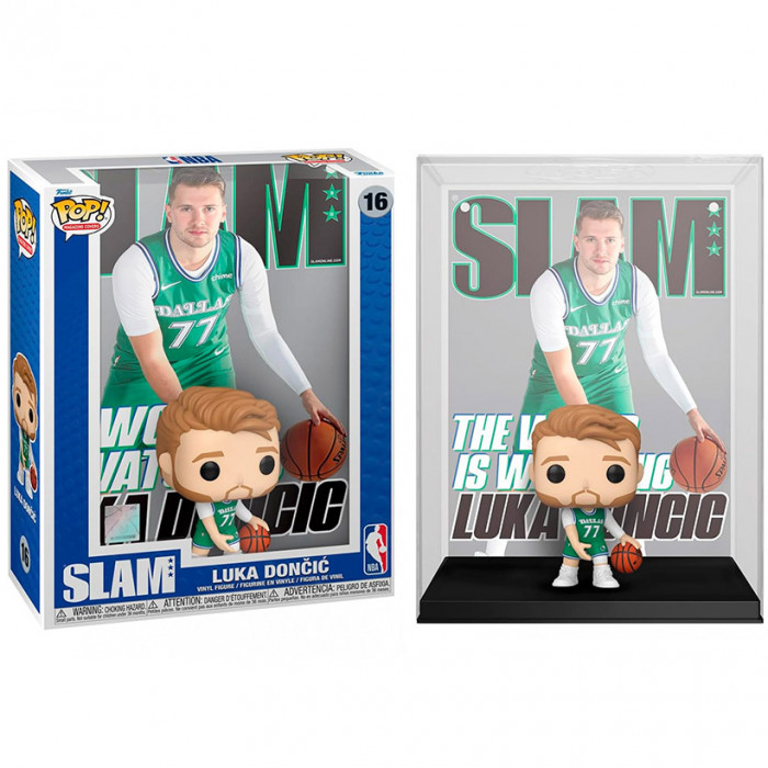 Luka Dončić 77 Dallas Maverics Funko Pop! NBA SLAM Cover