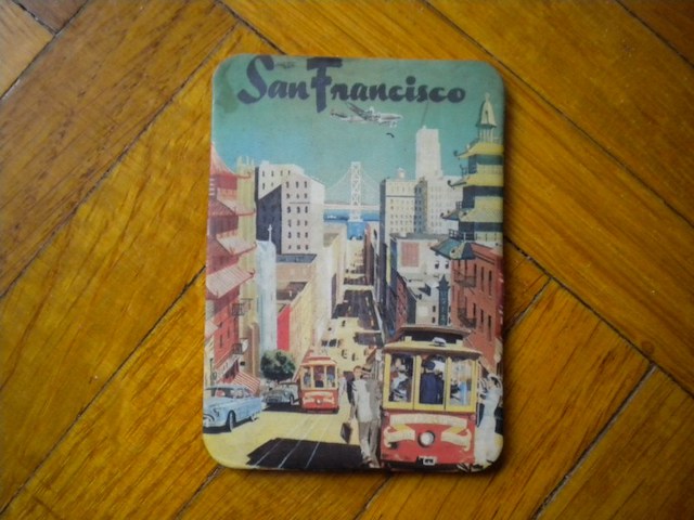 SAN FRANCISCO San Francisko, magnet za frizider (2)