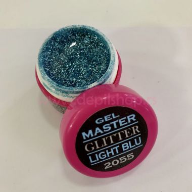 Master glitter gel LIGHT BLUE art.2055