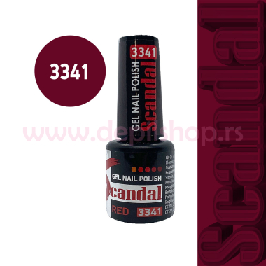 SCANDAL gel polish RED 3341