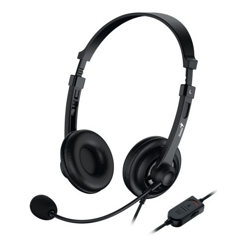 Genius HS-230U Black, USB-C, slusalice sa micr.