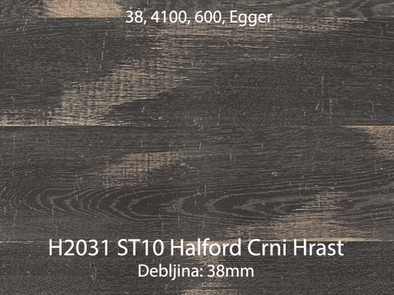 Onlinenamestaj H2031 ST10 Halford Crni Hrast