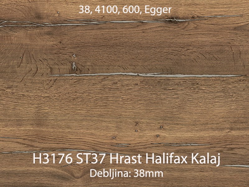 Onlinenamestaj H3176 ST37 Hrast Halifax Kalaj