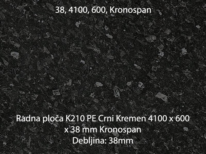 Onlinenamestaj K210 PE Crni Kremen