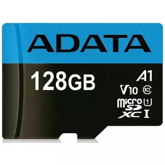 MEMORIJSKA KARTICA ADATA UHS-I MICROSD 128GB + ADAPTER (AUSDX128GUICL10A1-RA1)