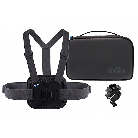 GOPRO SPORTS KIT (CHESTY + HANDLEBAR, SEATPOST, POLE MOUNT + MOUNTS)