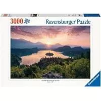 Puzzle slagalica 3000 delova Jezero Bled Slovenija Ravensburger 17445