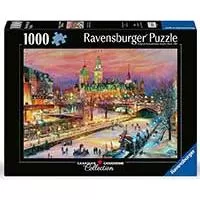 Puzzle slagalica 1000 delova Zimski festival u Otavi Ravensburger 19868