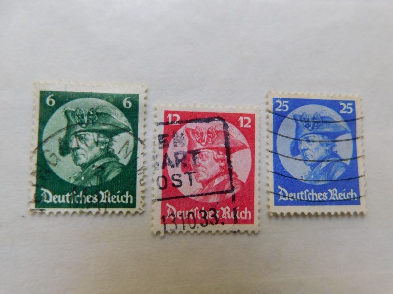 DEUTSCHES REICH 1933 KOMPLET SERIJA