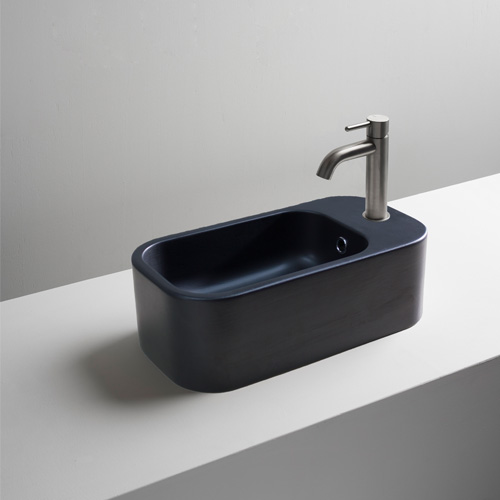 AXA COSA MINI LAVABO KONZOLNI DESNI 480x250 CRNI 8610307R