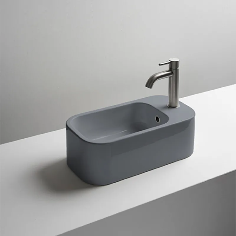 AXA COSA MINI LAVABO NADGRADNI 480X250 SIVI 8610309