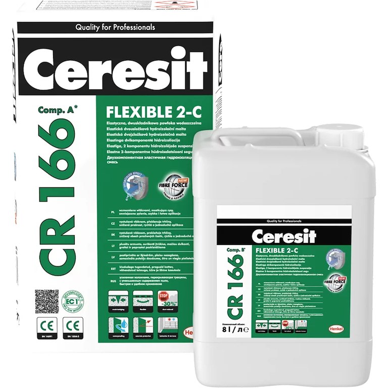 CERESIT CR 166 FLEXIBLE 2-K HIDROIZOLACIJA 24+8 KG 2588766