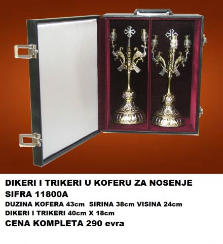 Diker i triker
Diker i triker u koferu za nošenje.