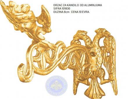 Držač za kandilo od aluminijuma 8cm
Držač za kandilo od aluminujuma dužine 8cm.