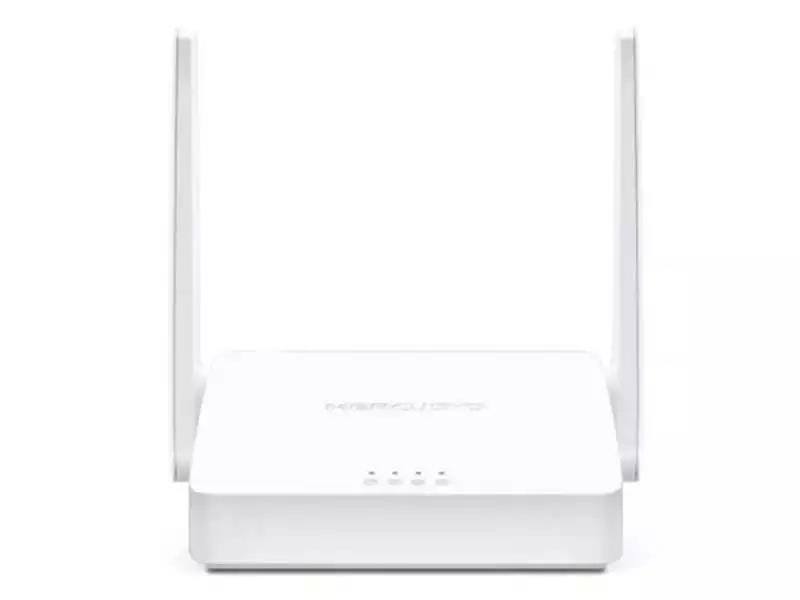 Mercusys 300Mbps Multi-Mode Wireless N Router, 2× Fixed External Antennas, 2× 10/100 Mbps LAN Ports, 1× 10/100 Mbps WAN Port, FEATURE: Access Point Mode, WPS/Reset Button, IPTV, IPv6, Beamforming,...