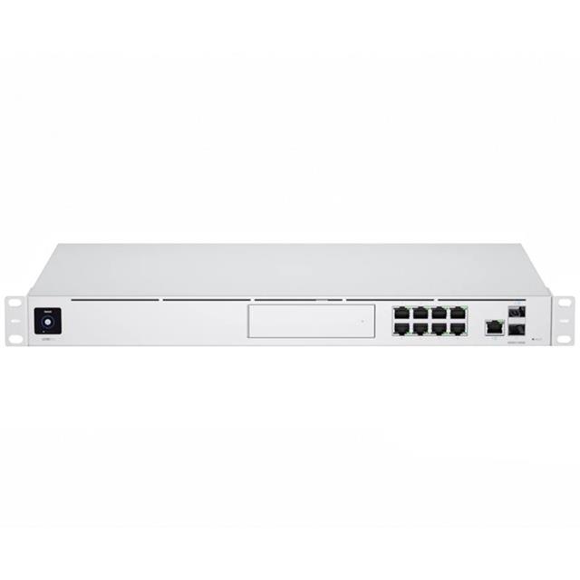 UBIQUITI 1U Rackmount 10Gbps UniFi Multi-Application System with 3.5" HDD Expansion and 8Port Switch