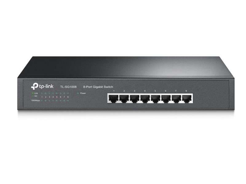 TP-LINK switch Gigabit 8x RJ45 10/100/1000Mbps 13" metalno kuciste