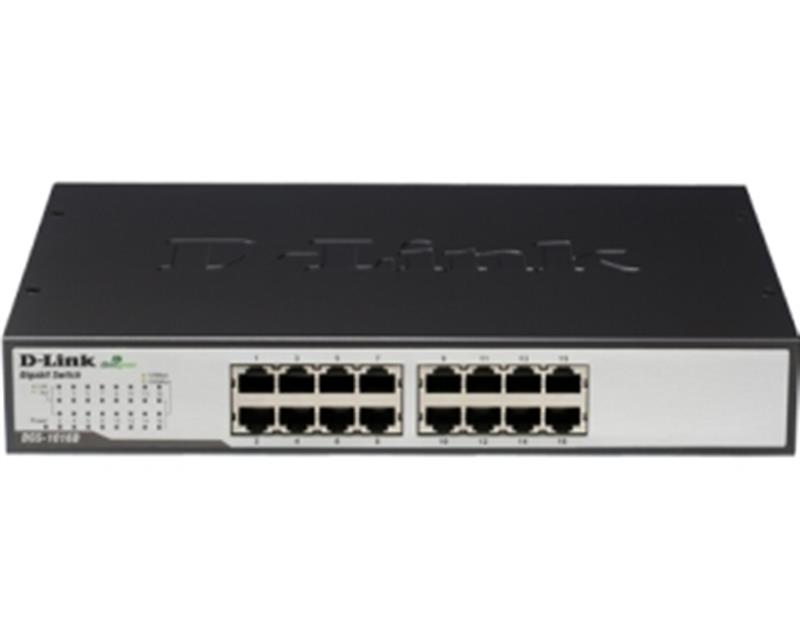D-LINK DGS-1016D 16port rackmount switch