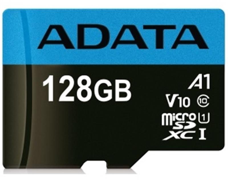 A-DATA Memorijska kartica UHS-I MicroSDXC 128GB class 10 + adapter AUSDX128GUICL10A1-RA1