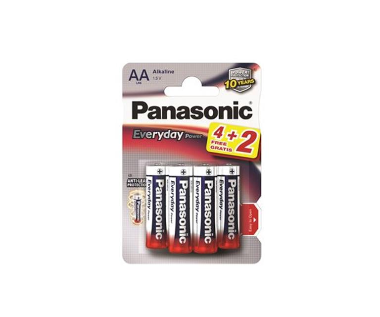 PANASONIC baterije LR6EPS/6BP -AA 6kom, Alkaline Everyday power