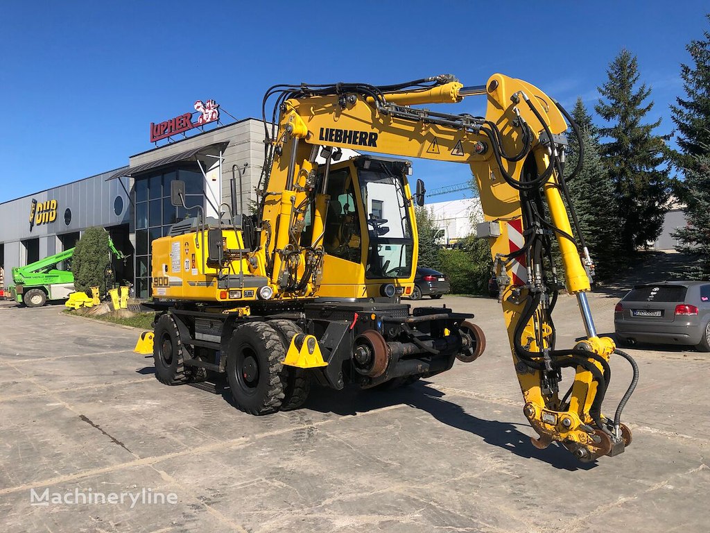 Liebherr A900C ZW Litronic bager na šinama