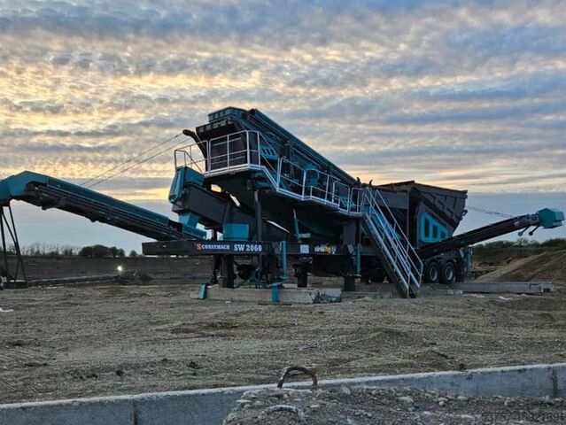 Oprema za razbijanje
Mobile sand screening and washing plant Mobile sand screening and washing plant