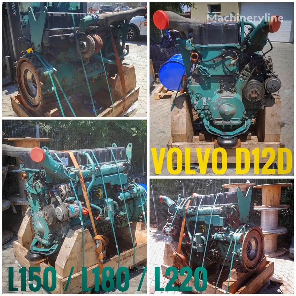 Motor za Volvo D12D Second Hand pentru L150 / L180 / L220 građevinske mašine