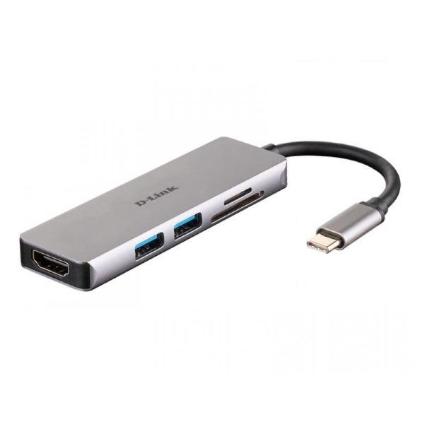 D LINK DUB-M530 5-in-1 USB-C Hub