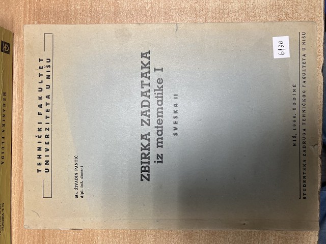 zbirka zadataka iz matematike 1 sveska 2 zivorad pantic